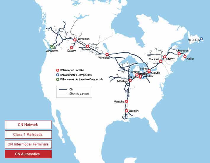 Canadian National Railway 01800⎜Línea de Atención al Cliente