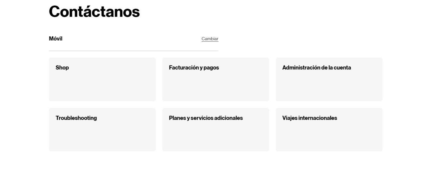 Verizon Servicio al Cliente 24 horas Teléfono, Chat para Quejas