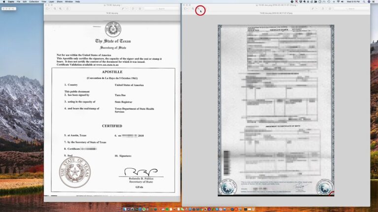 Cómo apostillar un documento en Austin TX Estados Unidos