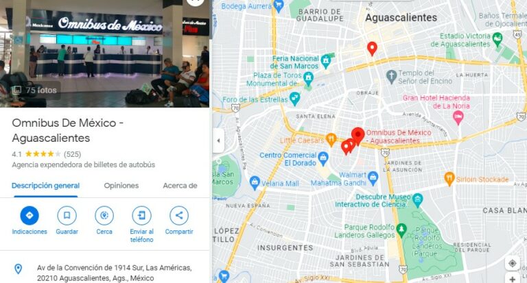Número de Teléfono y Dirección de Autobuses Omnibus VIP