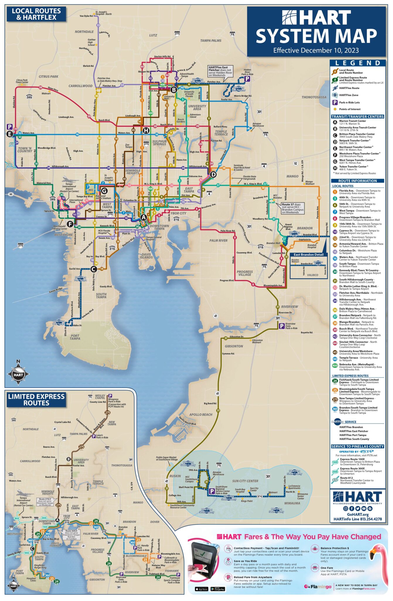 Como usar el bus en Tampa FL | Teléfono, pagar tiquetes