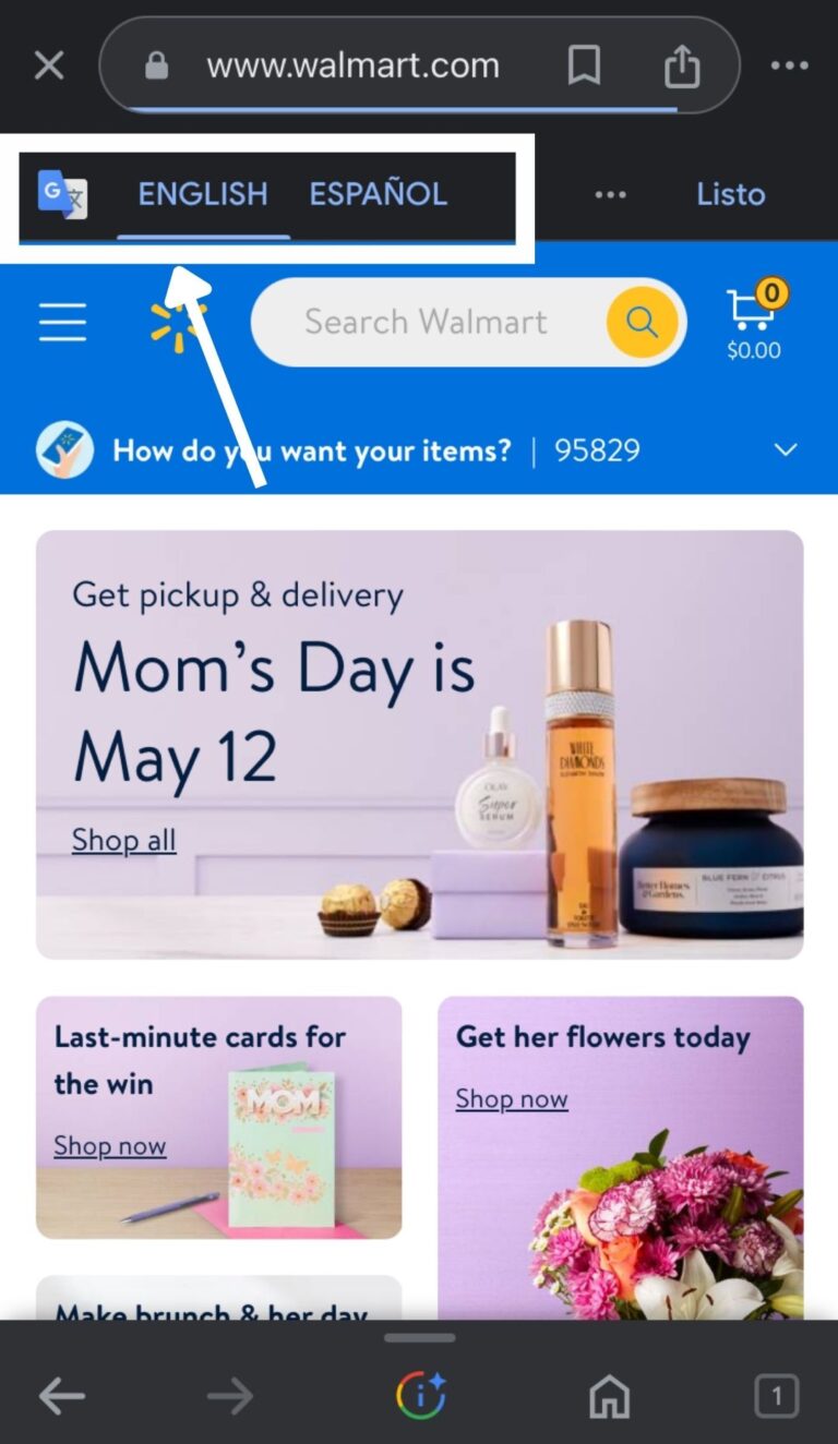 Compra en Walmart desde la app ahora en español